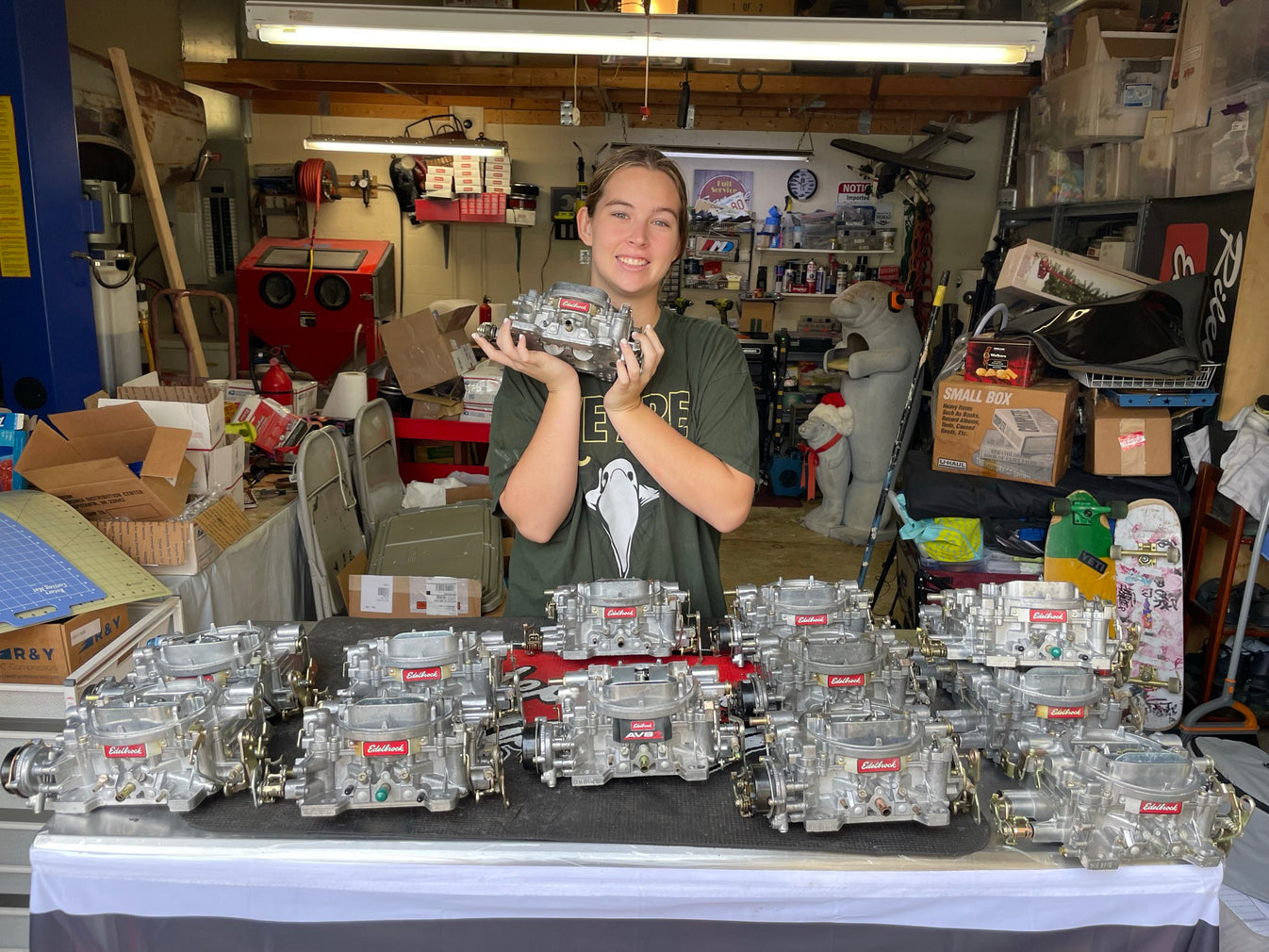 Edelbrock 1407 750 cfm manual choke, ready to run – Rileysrebuilds